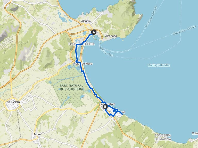 Mallorca: Can Picafort - Alcudia | Fahrradtour | Komoot